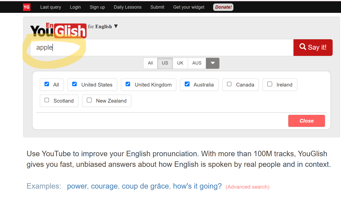 【無料英語学習】YouGlishの使い方を徹底解説【活用方法5選】 - まいける英語塾